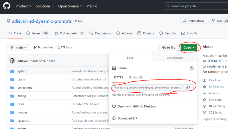 (画像生成AI)拡張機能「dynamic prompts」を紹介 | キレネのAI生成ブログ